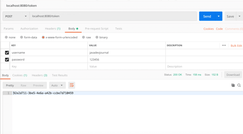 Spring Security with Token Based Authentication – Java Development Journal
